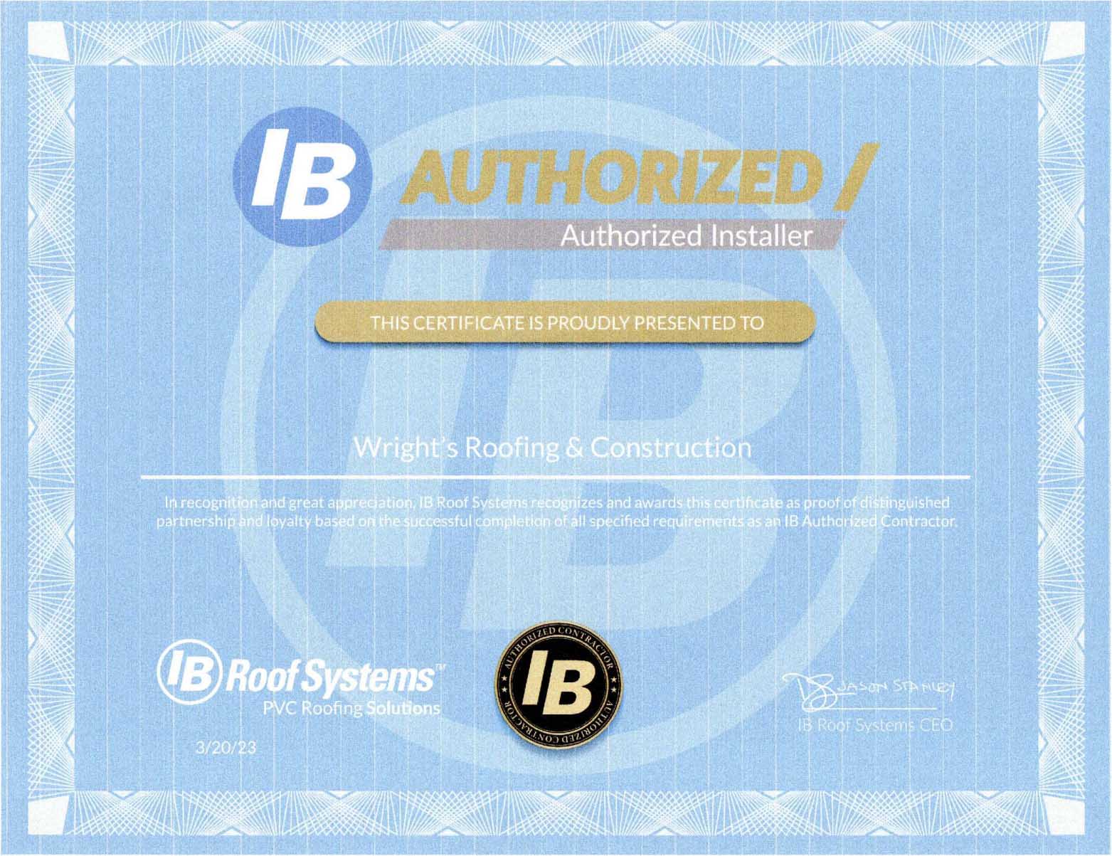 About Us - Wright's Roofing & Construction, Inc.